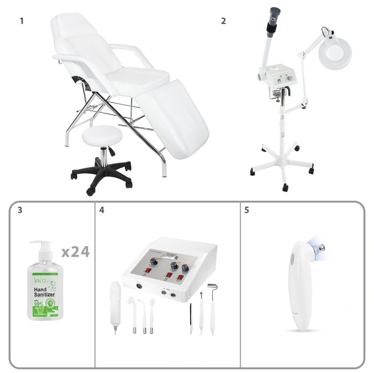 Silver Facial Spa Equipment Package