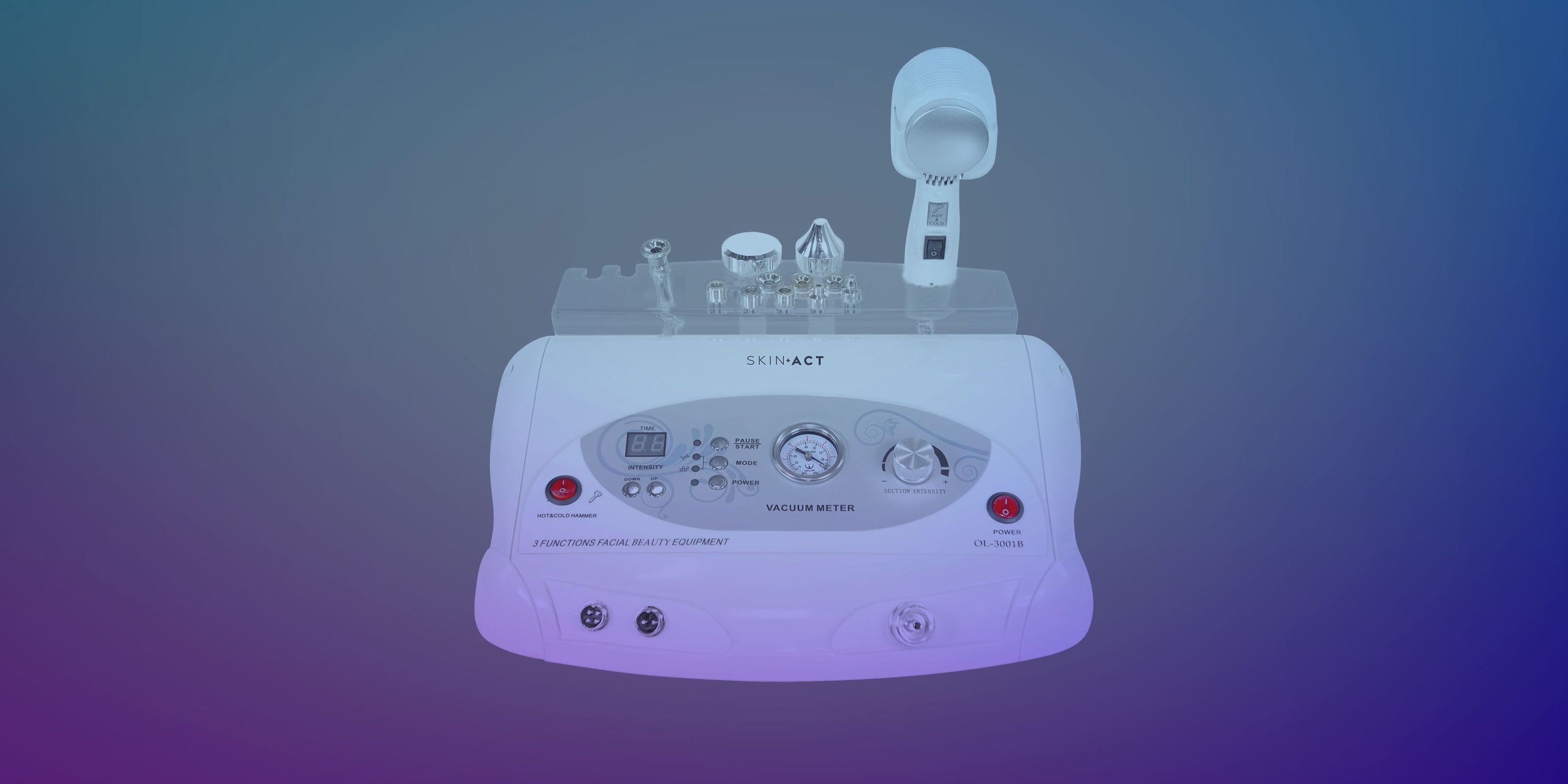 Diamond Microdermabrasion With Ultrasonic And Cold/Hot Hammer